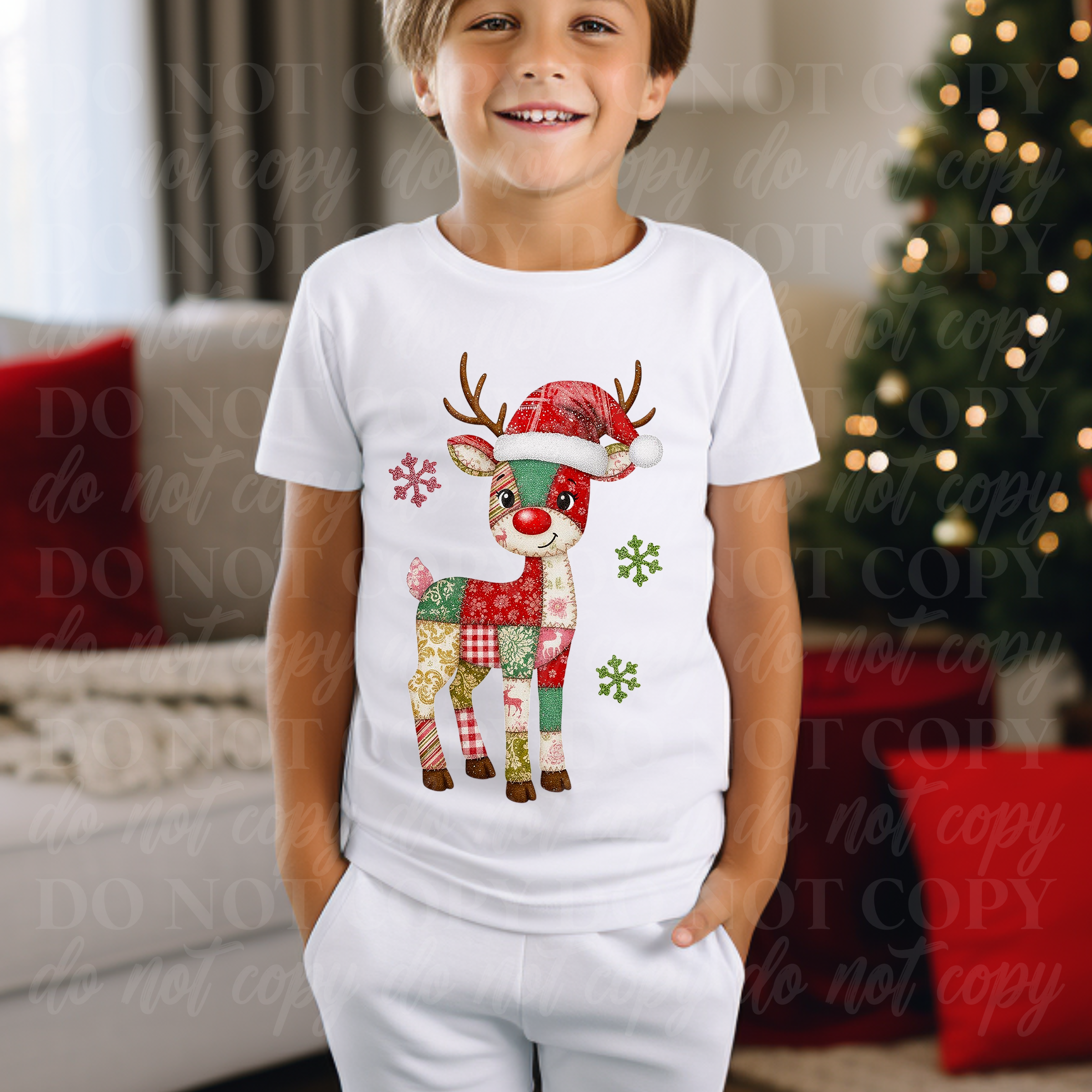 Patchwork Reindeer – 208 Custom Designs