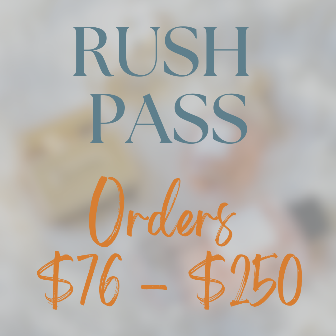 Rush Pass $76 to $250 24 HOUR TAT – 208 Custom Designs